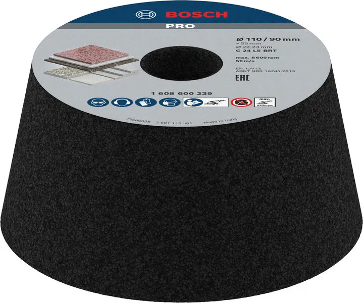 Bosch PRO Stone lončasto konusno brusno tocilo 90×110×55 mm, G24 ...